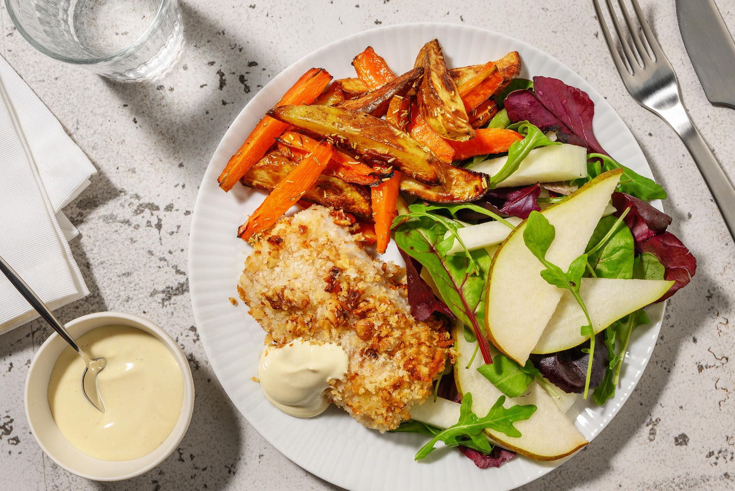 Valnøttpanert hyse | HelloFresh