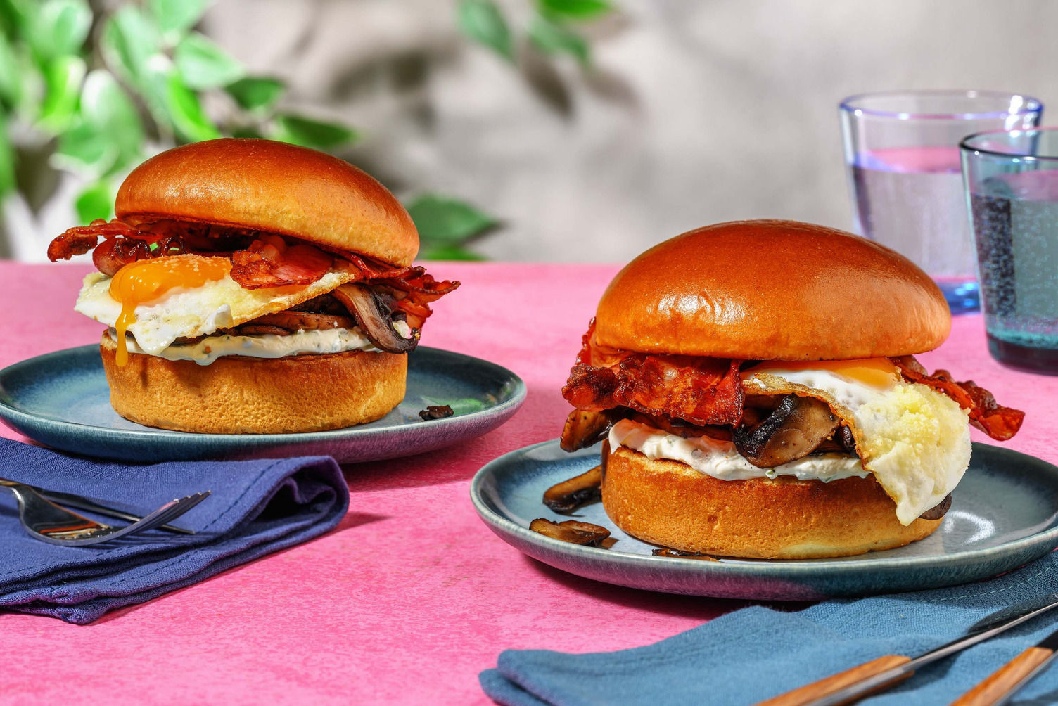 Mushroom and bacon brioche | HelloFresh
