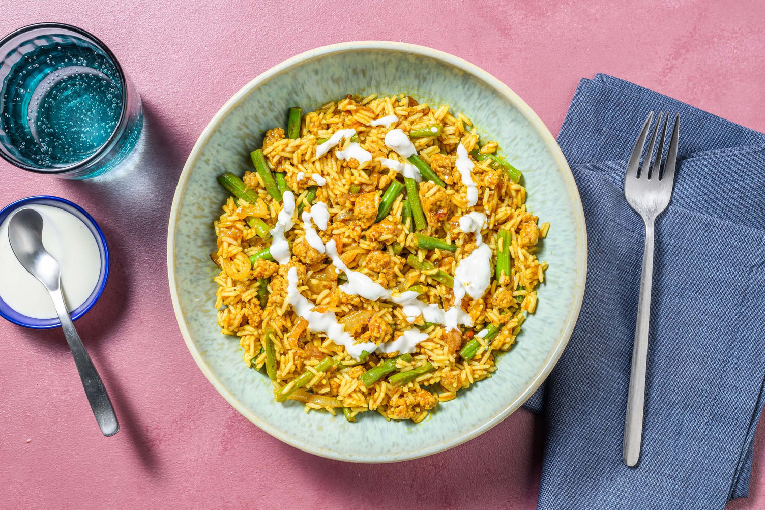 Spiced Beef Pilaf and Mango Chutney Recipe | HelloFresh