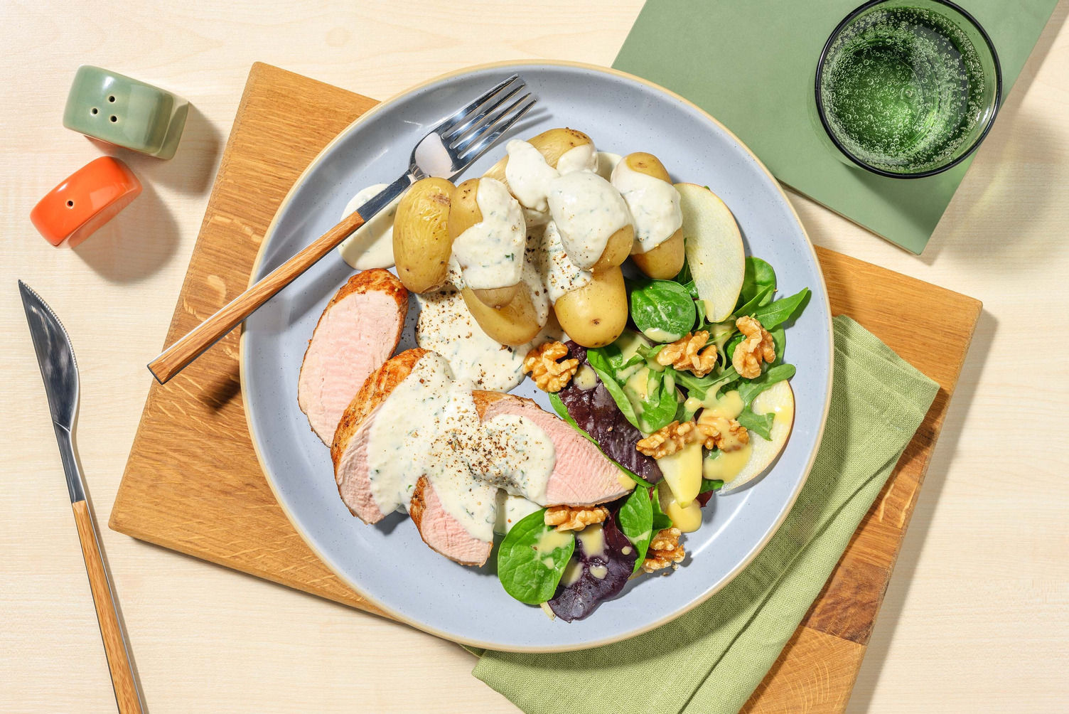 Fläskytterfilé i iMatsås Recept | HelloFresh