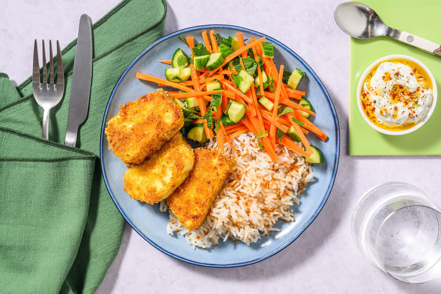 Sataypanerad grillost Recept | HelloFresh