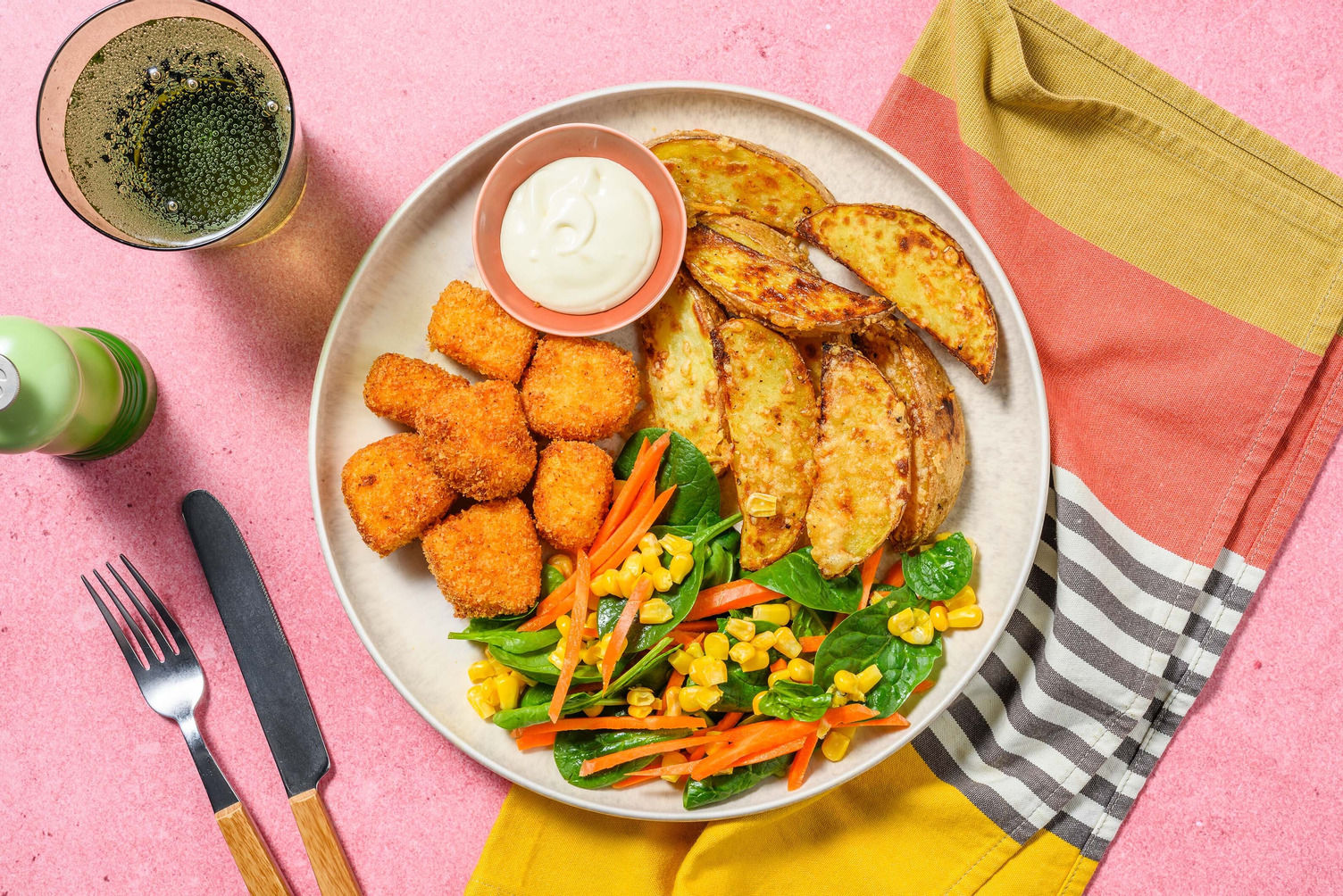 BBQ-kryddade grillostnuggets Recept | HelloFresh