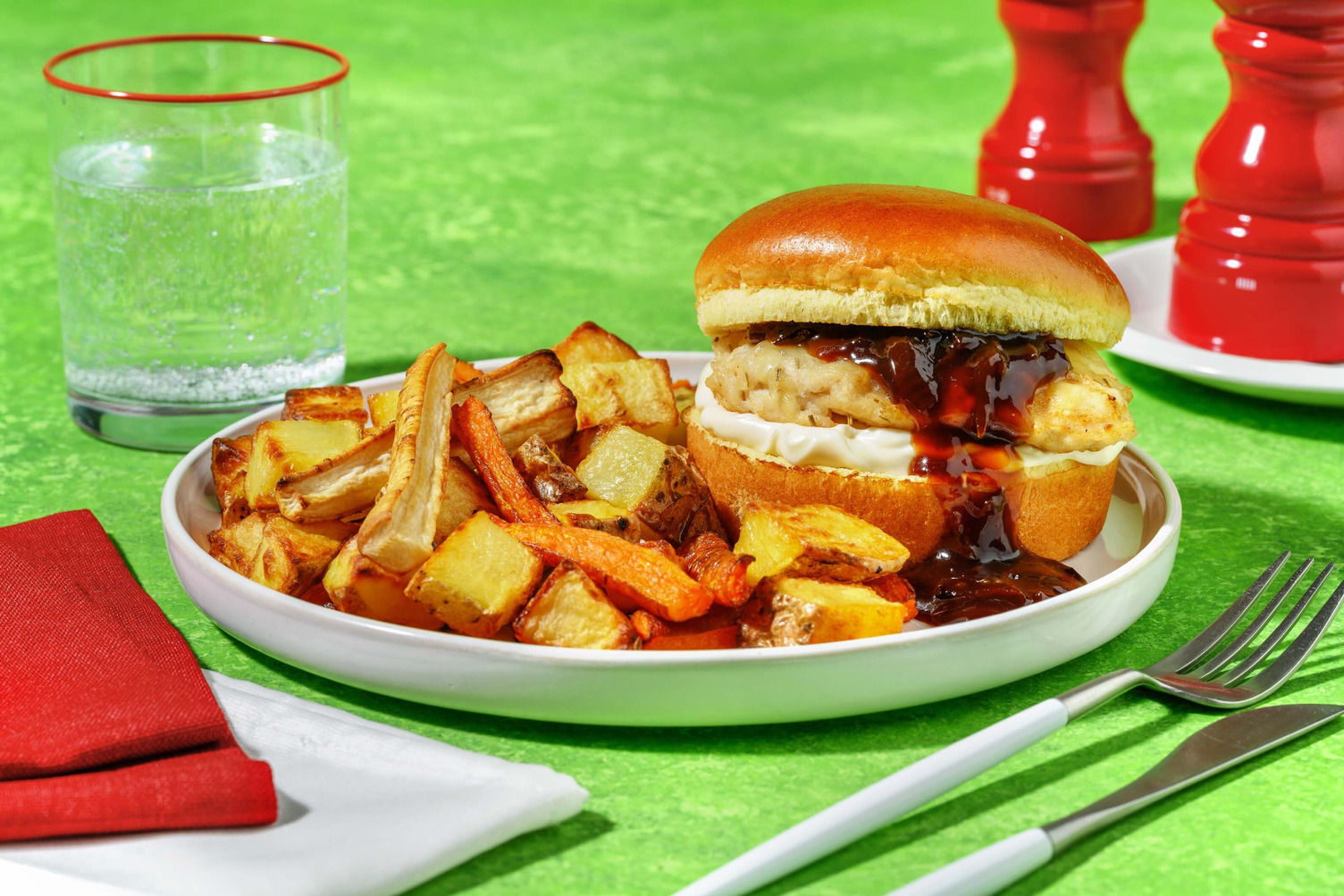 England's Winner Winner Chicken Dinner Burger | HelloFresh
