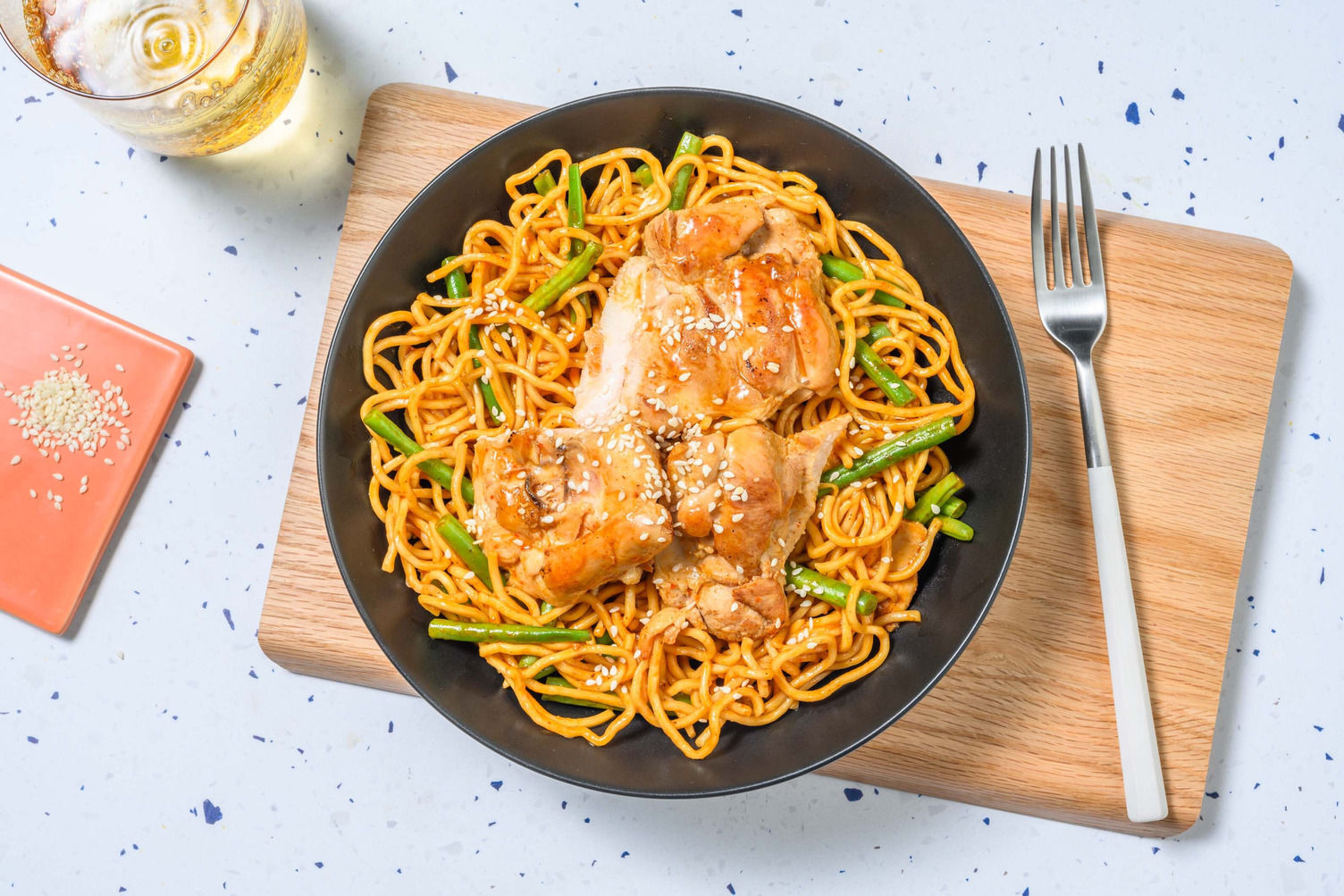 Speedy Bulgogi Chicken Breast Noodles Recipe | HelloFresh