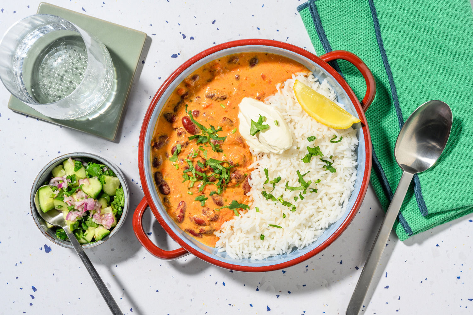 Spiced Kidney Bean Curry with Paneer Recipe | HelloFresh
