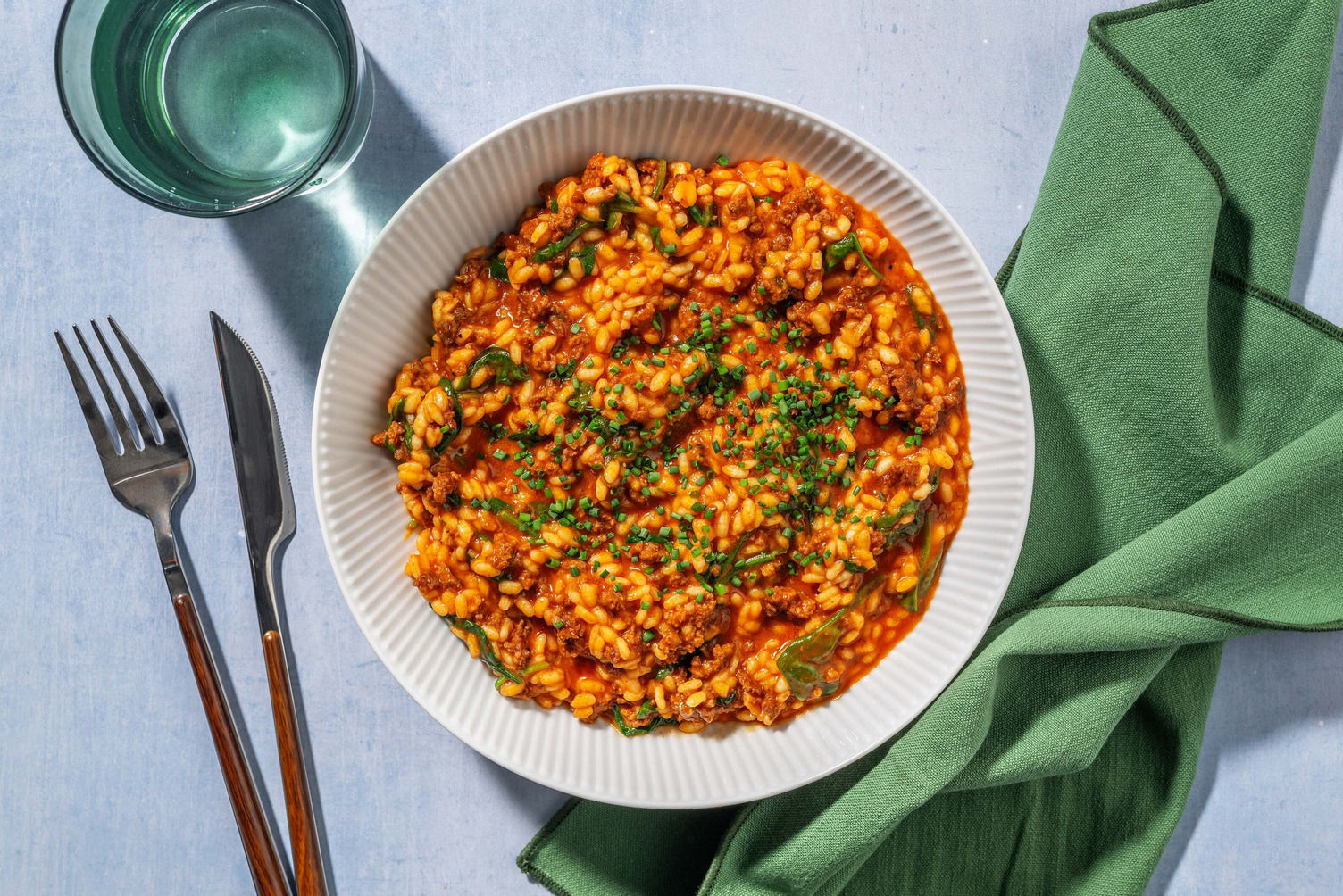 Oven-Baked Cheesy Gochujang Beef Risotto Recipe | HelloFresh