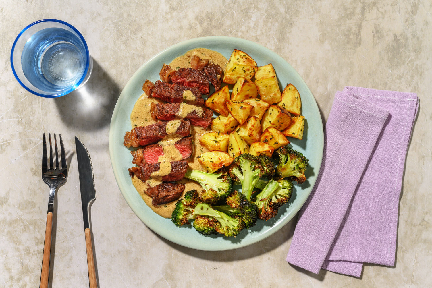 Beef in a Mustard Rosemary Sauce Recipe | HelloFresh