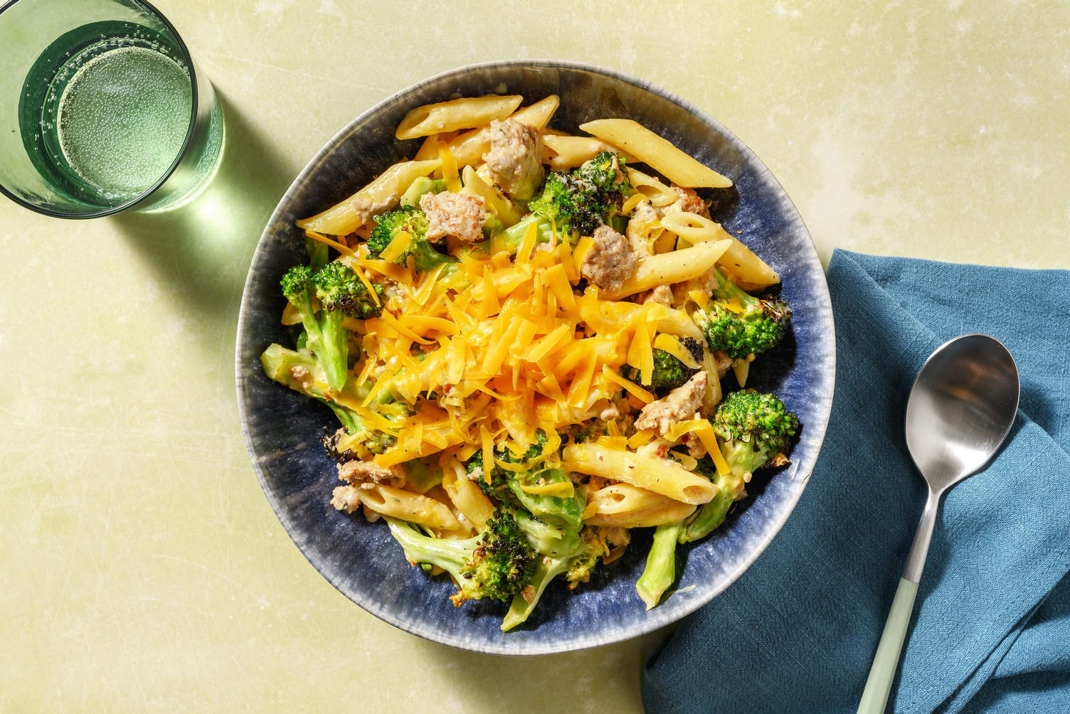 Creamy Cheddar and Broccoli Penne Recipe | HelloFresh