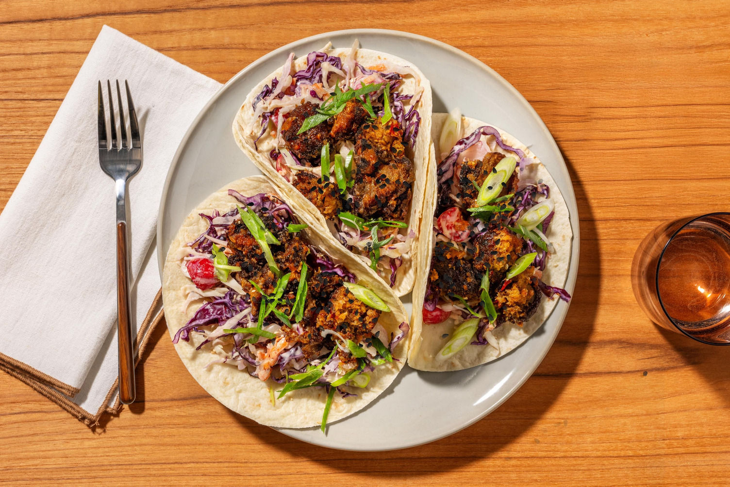 Spicy-Sweet Falafel and Chicken Tacos Recipe | HelloFresh