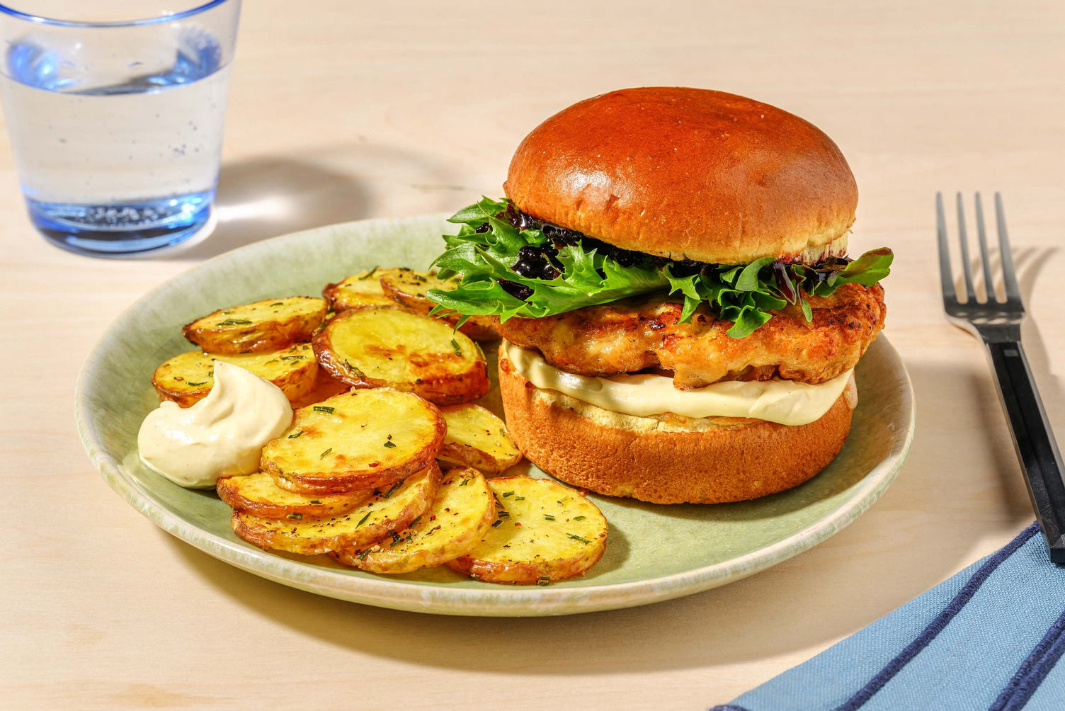 Blueberry Beyond Meat® Burgers Recipe | HelloFresh