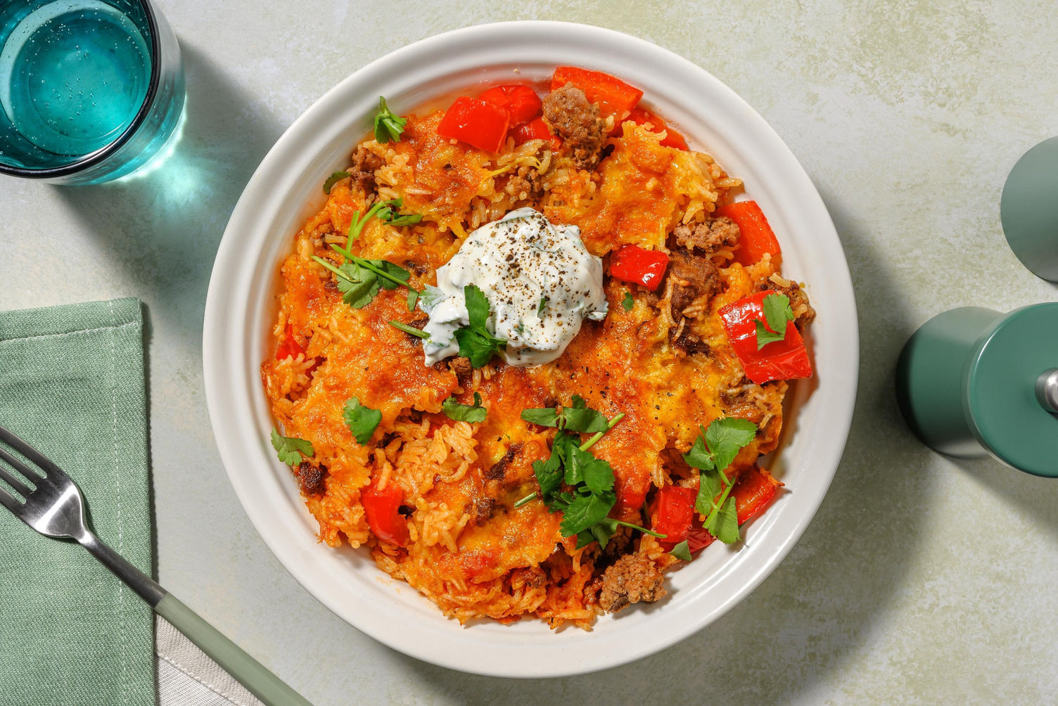 Tex-Mex Beyond Meat® and Rice Skillet Recipe | HelloFresh