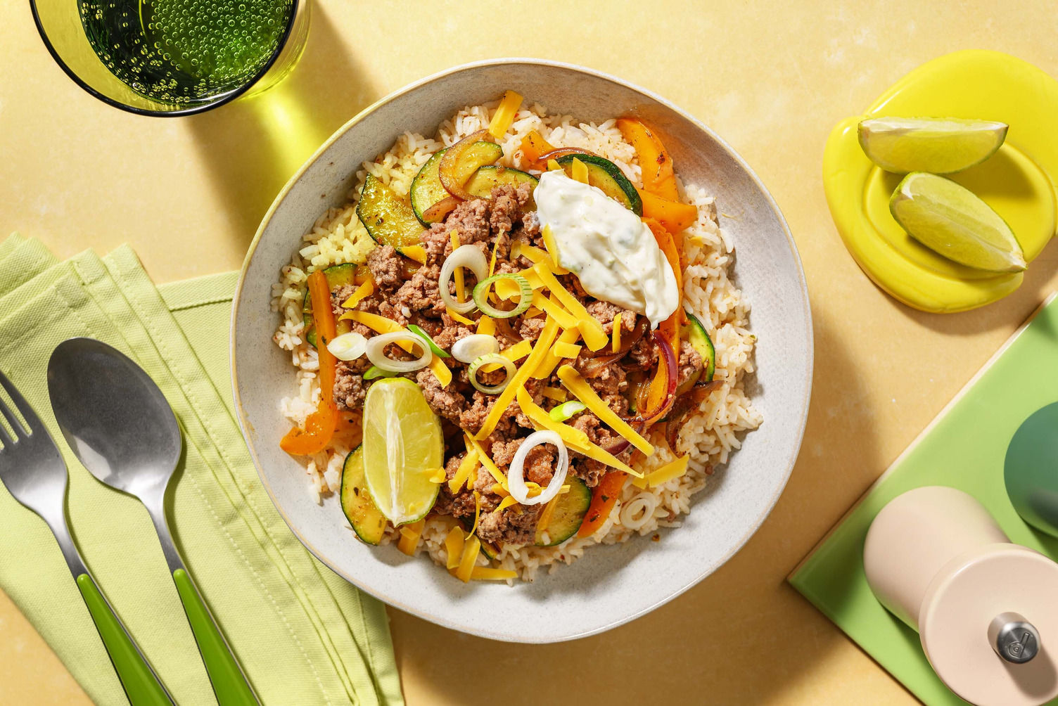 Zesty Beef Rice Bowls Recipe | HelloFresh