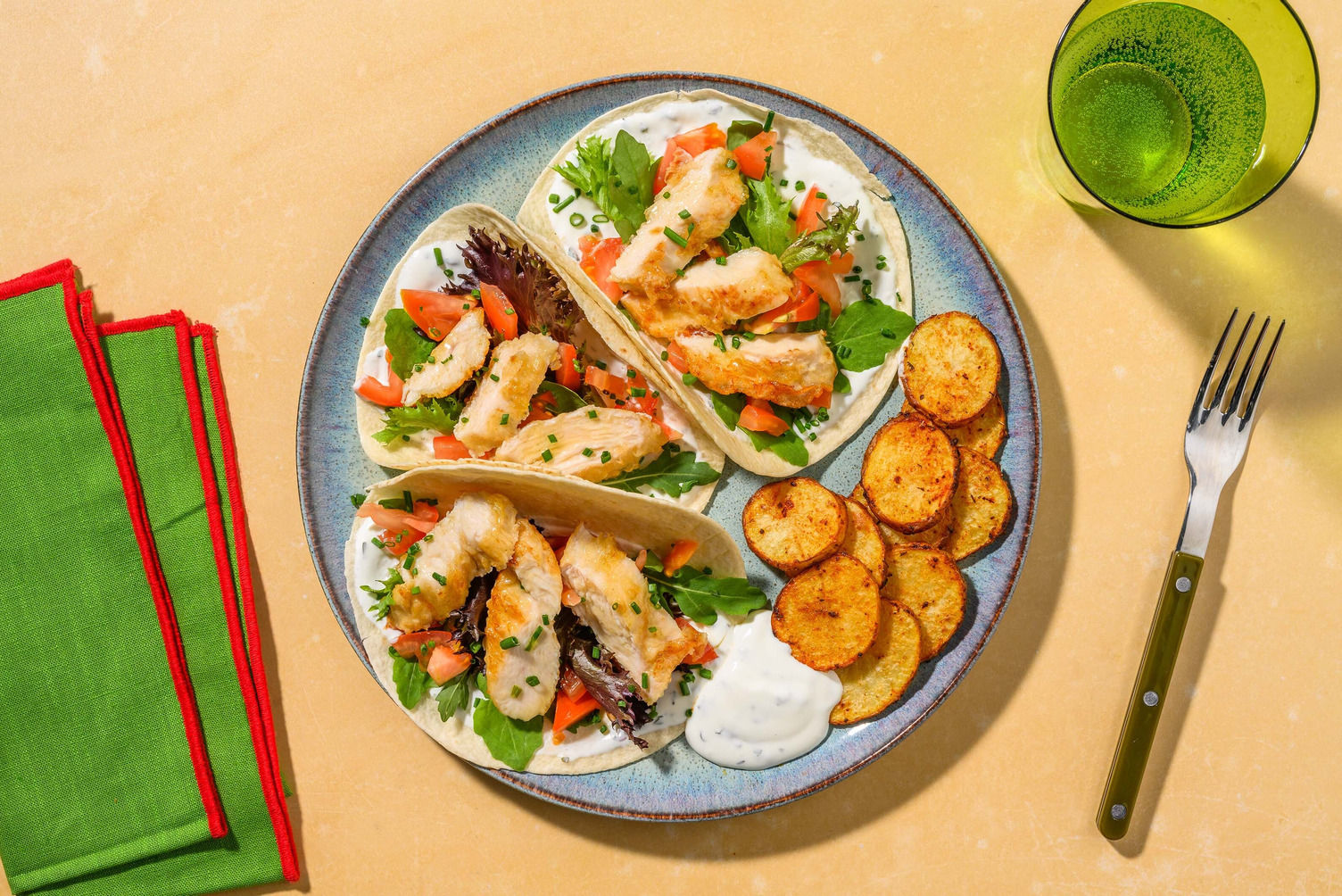 Honey-Garlic Chicken Tender Wraps Recipe | HelloFresh
