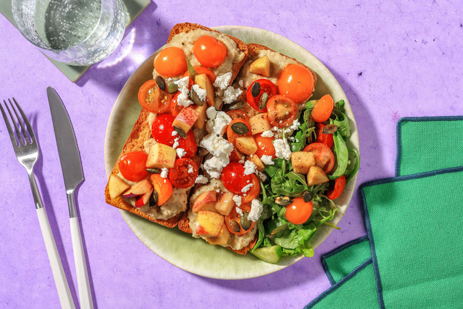 Cannellini Bean Bruschetta Toast Recipe | HelloFresh