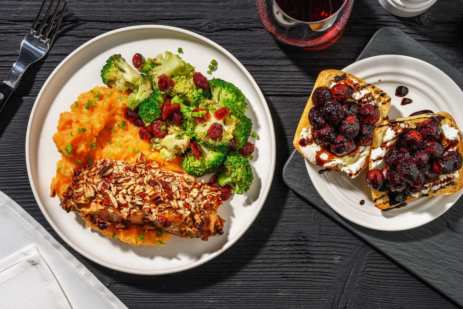 Pecan-Crusted Roasted Salmon with Goat Cheese Appetizer Recipe | HelloFresh