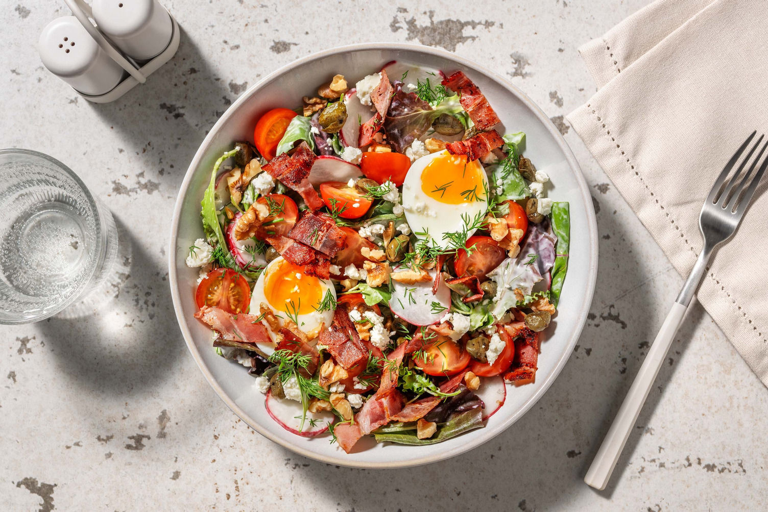 Carb Smart Dilly Bacon and Chicken Ranch Salad Recipe | HelloFresh
