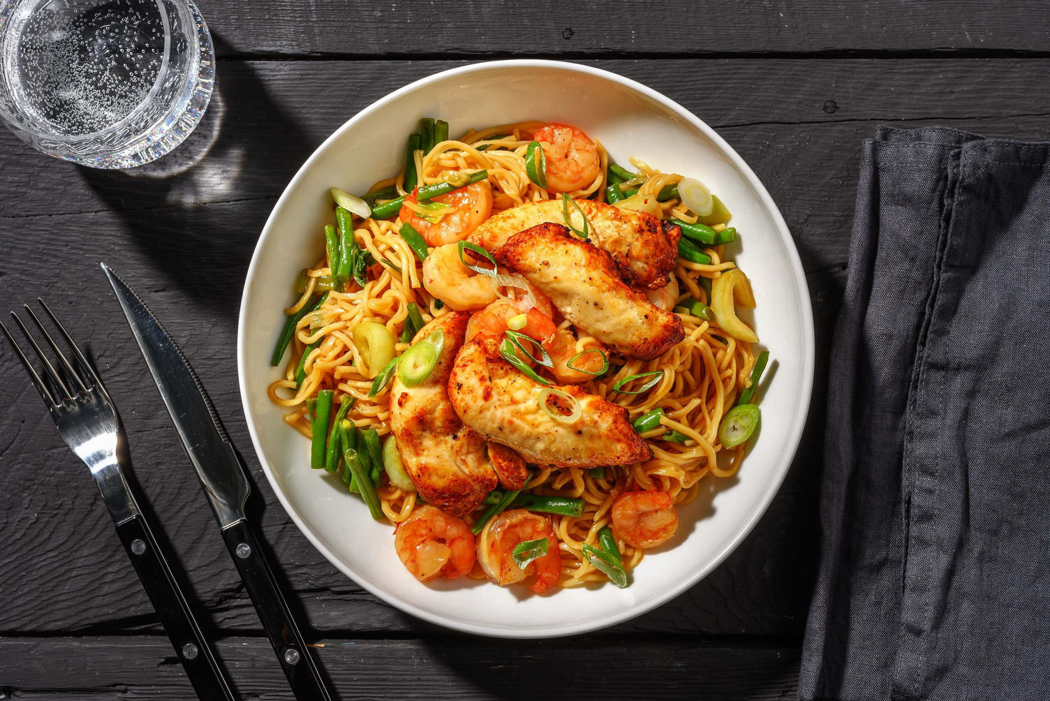 Shrimp and Chicken Noodle Bowl Recipe | HelloFresh