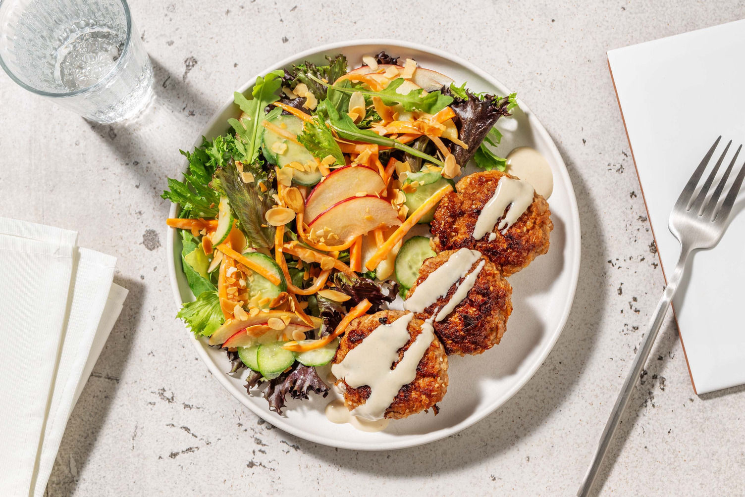 Smart Moo Shu-Sesame Beef Patties Recipe | HelloFresh