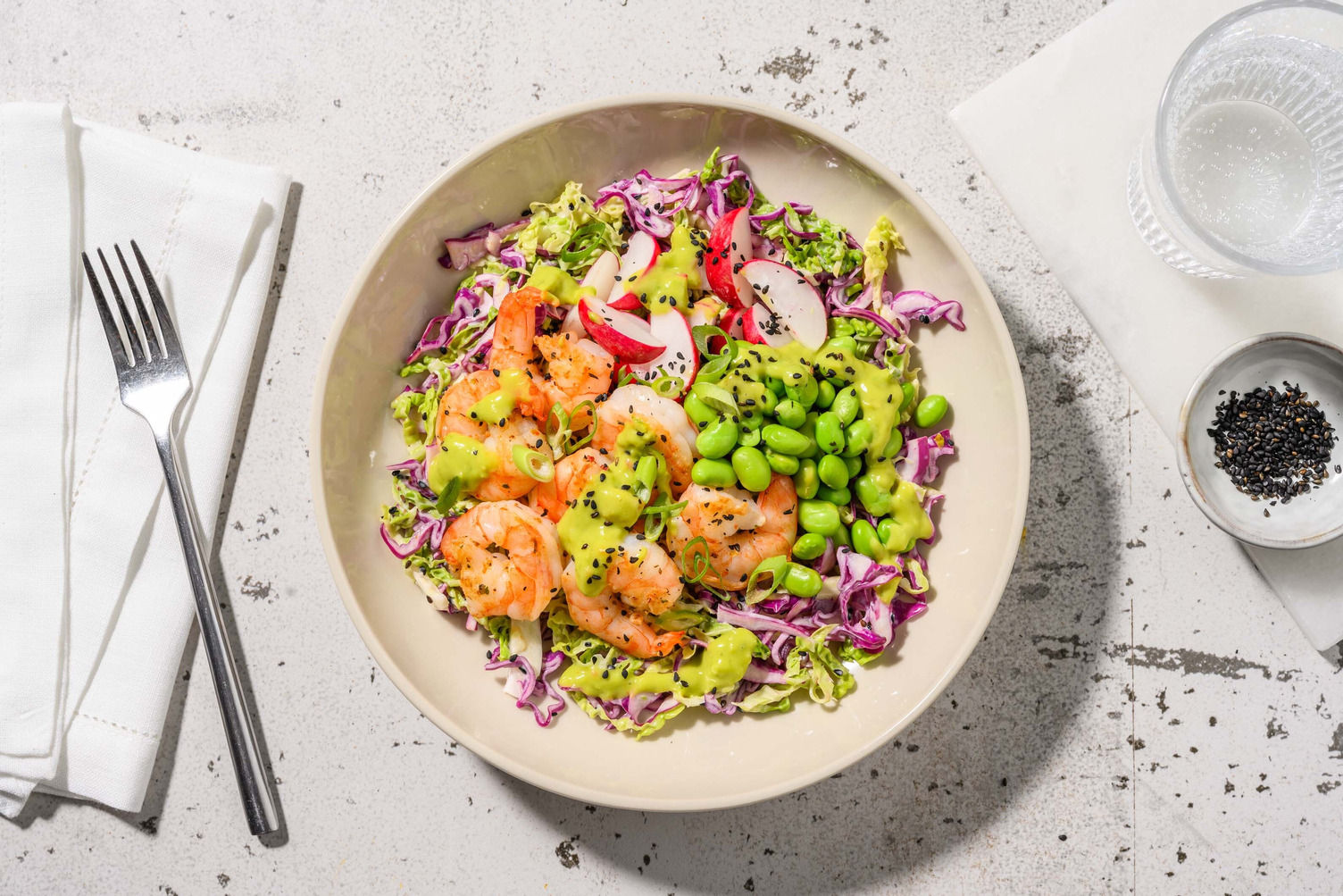 Smart Togarashi Shrimp and Slaw Bowls Recipe | HelloFresh