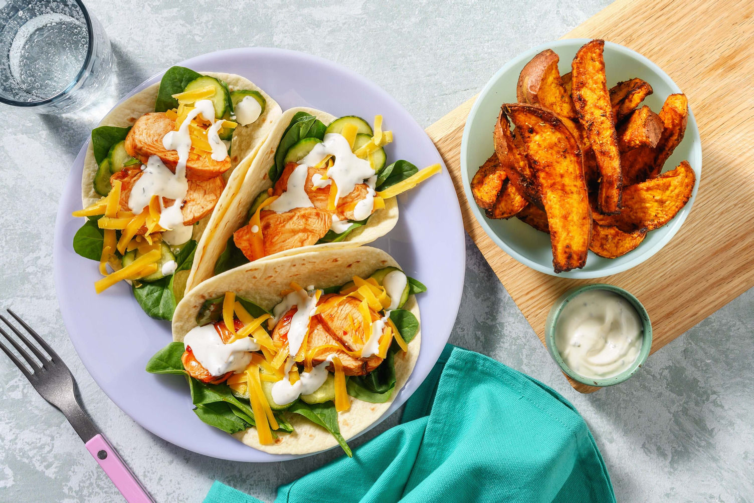 Grilled Honey Chicken Tenders Wraps | HelloFresh