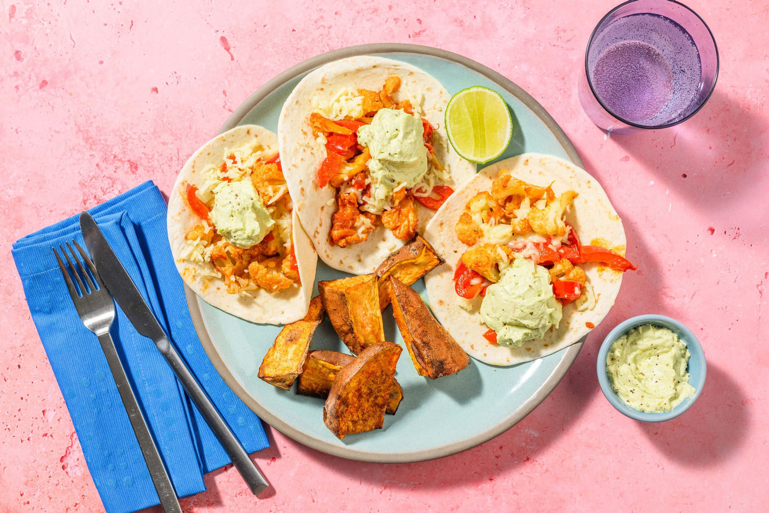 Tex-Mex Cauliflower Tacos Recipe | HelloFresh
