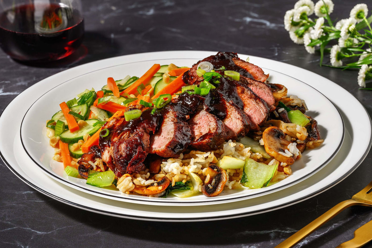 Savoury Plum-Glazed Duck Breast Recipe | HelloFresh