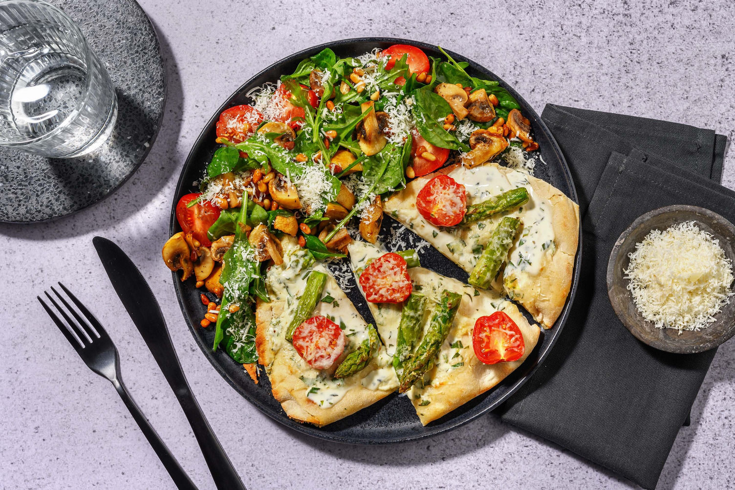 Asparagus and Tomato Tartines Recipe | HelloFresh