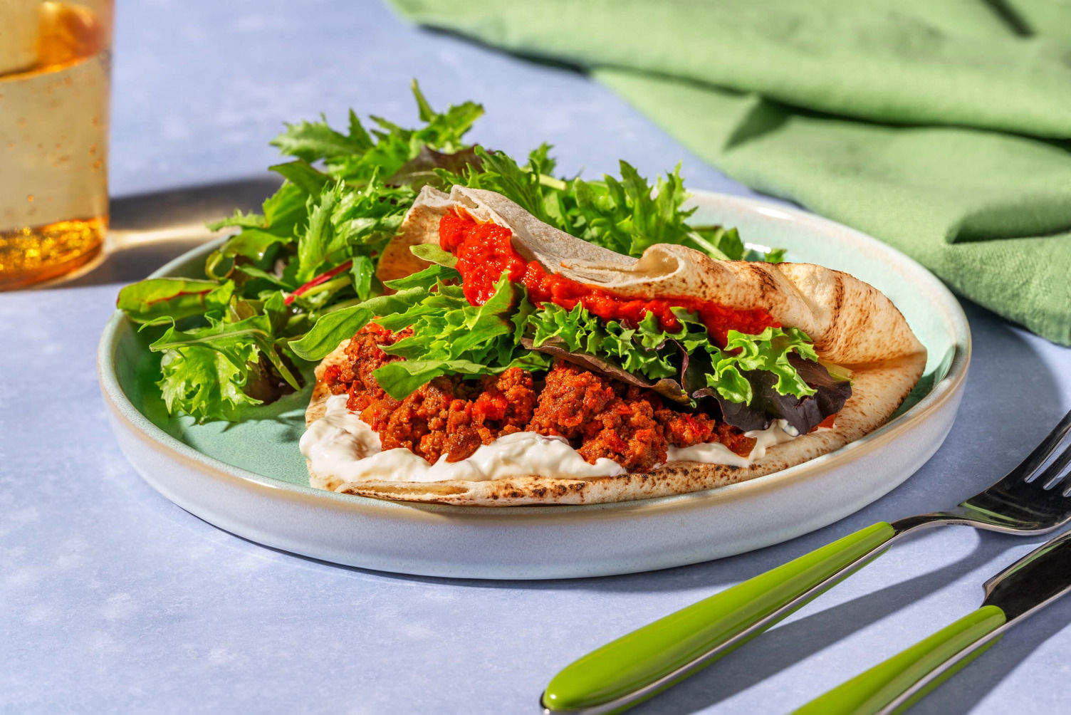 Euro-Inspired Beef Wraps Recipe | HelloFresh