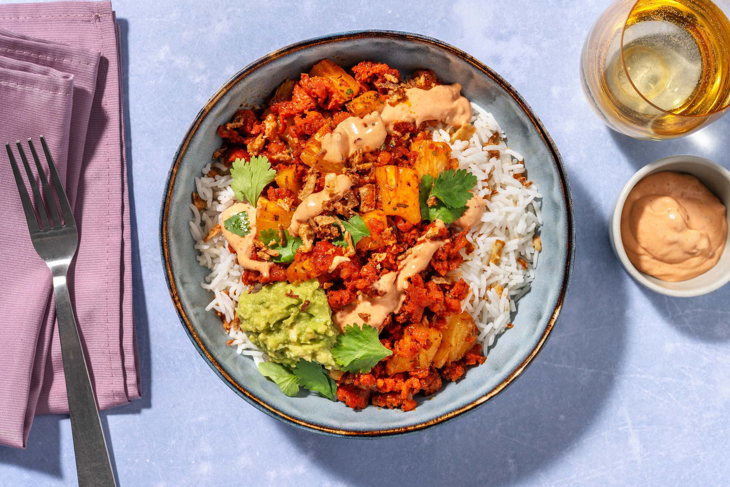 SuperQuick Beyond Meat®-and-Pineapple Bowls Recipe | HelloFresh