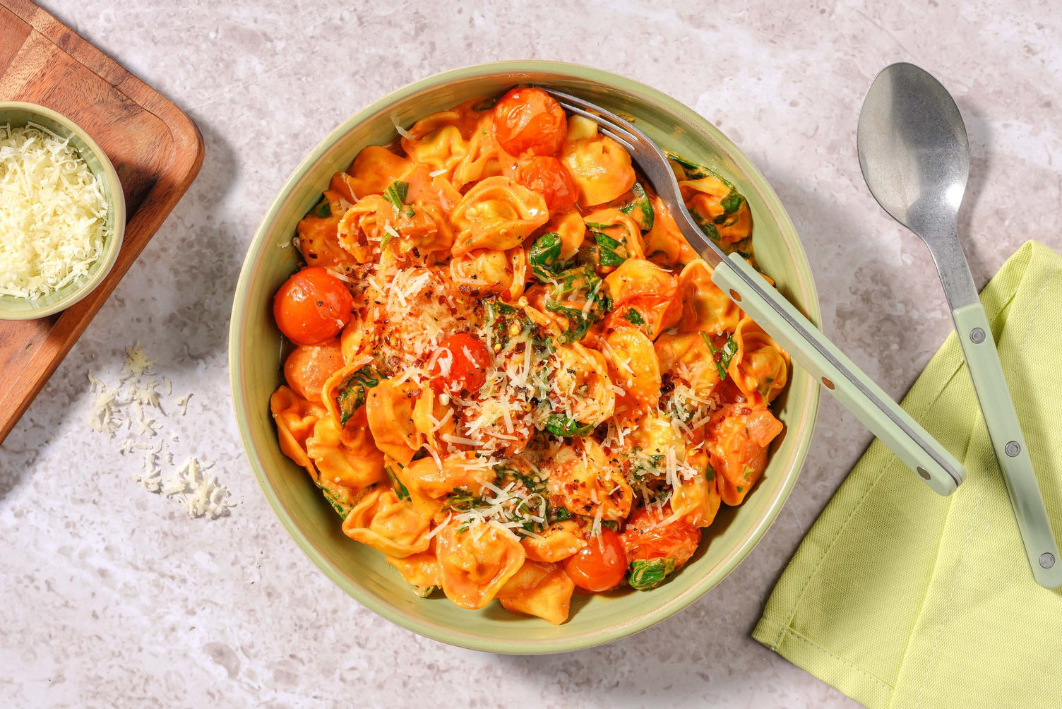 SuperQuick Creamy Cheese Tortellini Recipe | HelloFresh