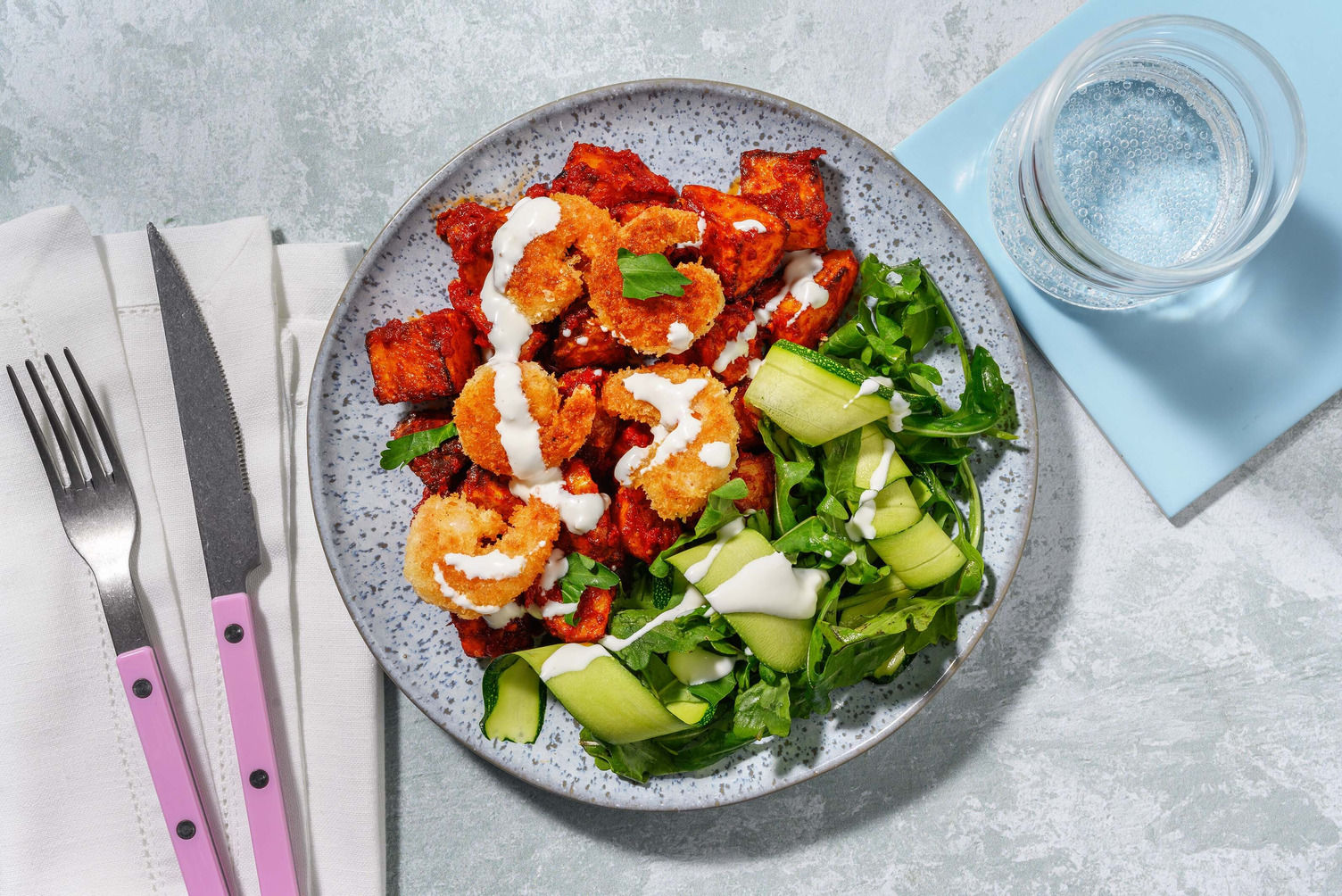 Spansk-inspirert panerte reker | HelloFresh