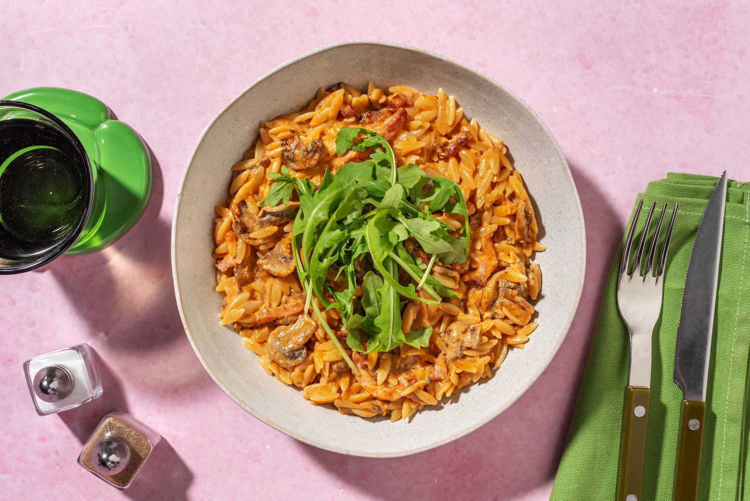 Super Quick Cheesy Bacon Orzo Recipe | HelloFresh