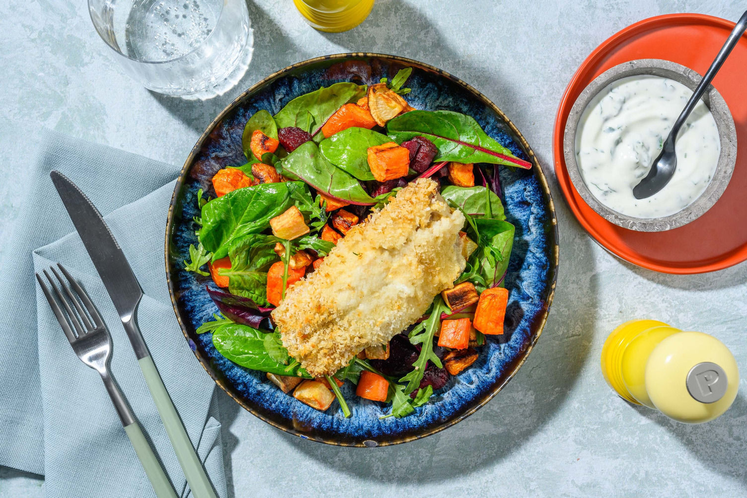 Ost- og sennepspanert hyse | HelloFresh