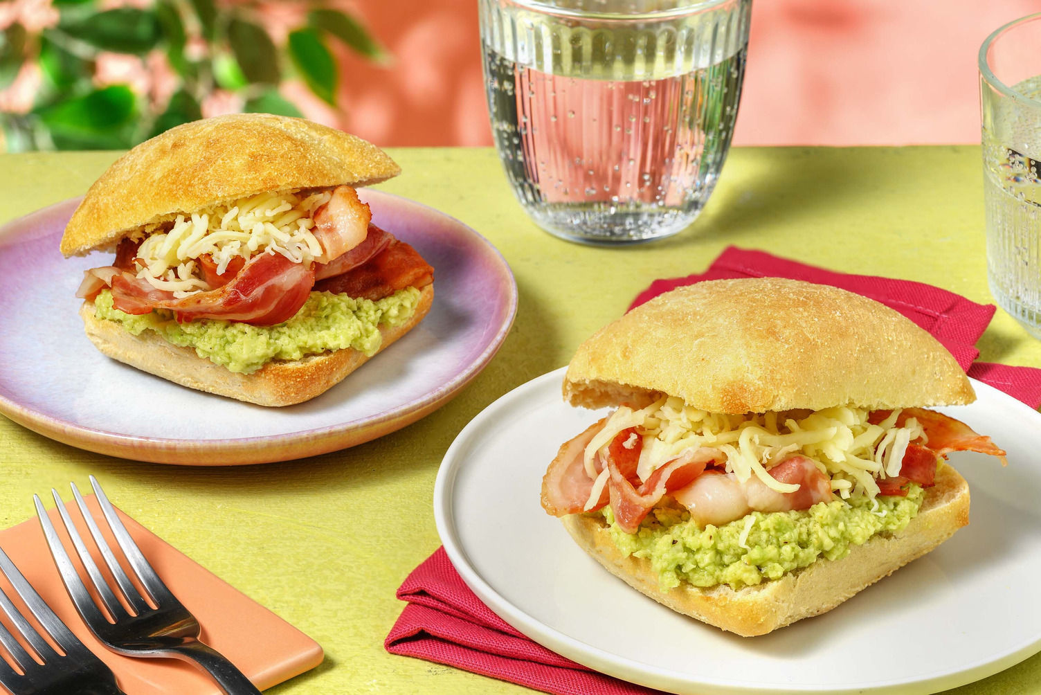 Bacon, Cheddar & Avocado Breakfast Bap Recipe | HelloFresh