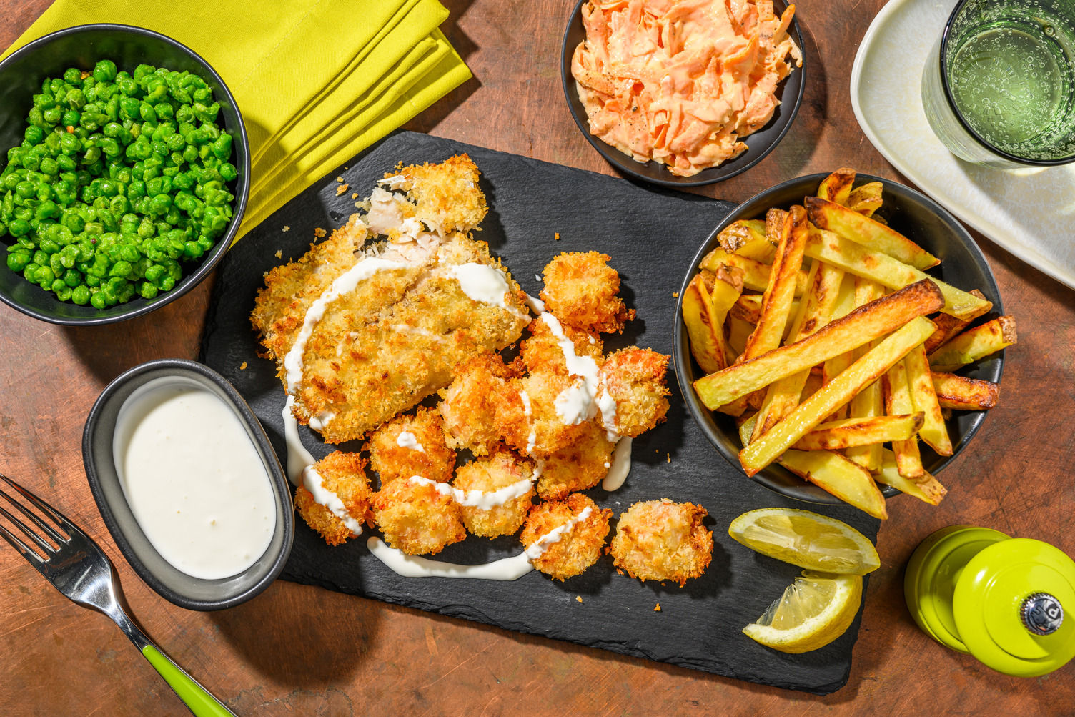 Panko Crusted Prawns and Hake Recipe | HelloFresh