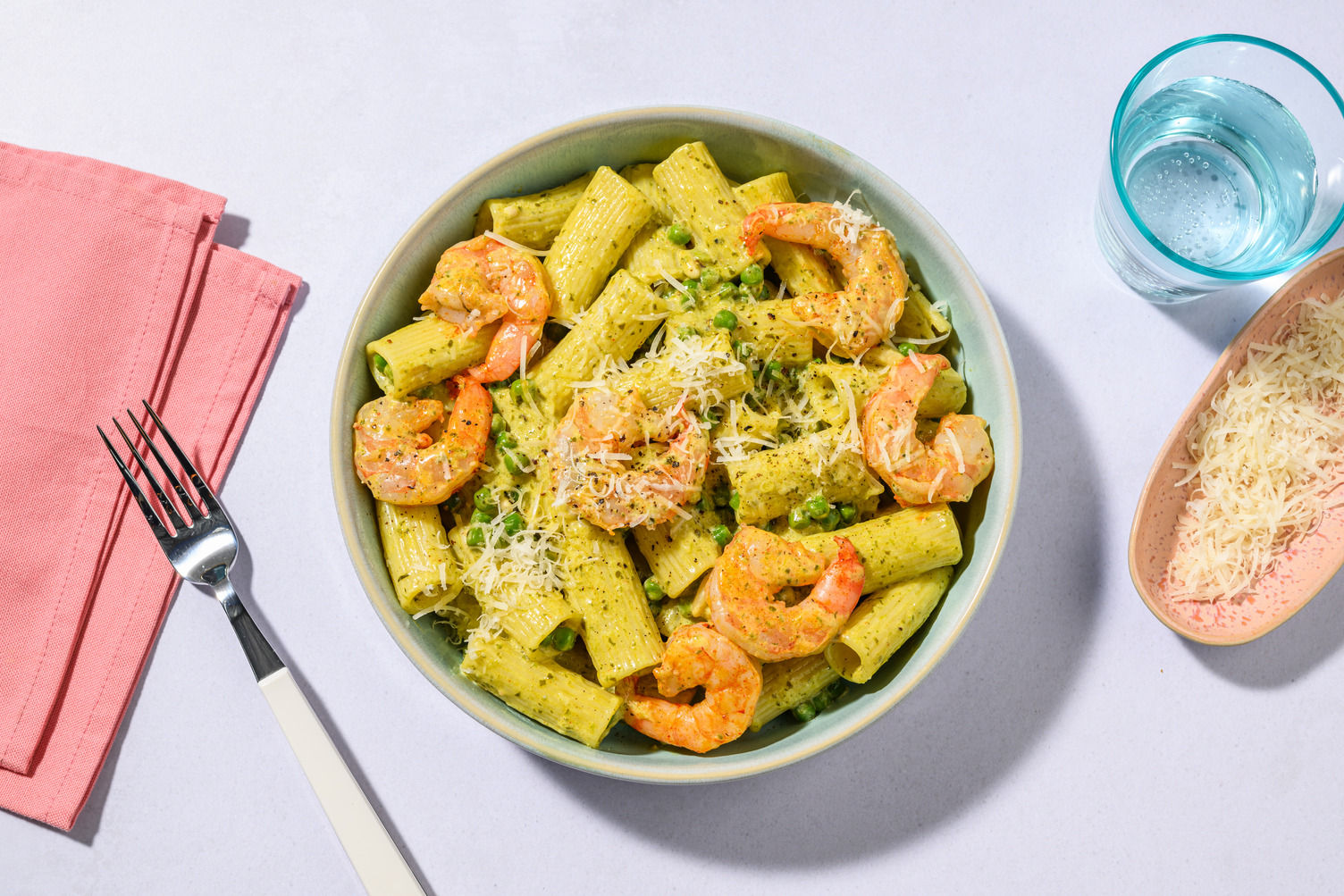 Prawn and Pesto Rigatoni Recipe | HelloFresh