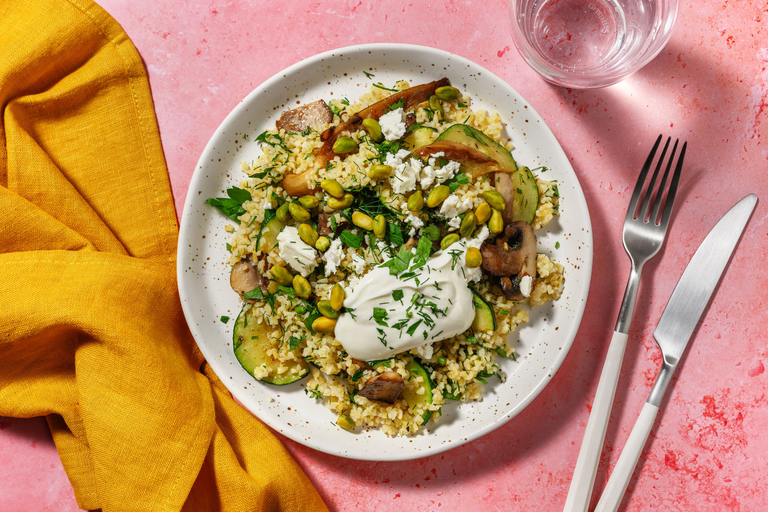 Boulgour façon pilaf & beurre aux épices Recette | HelloFresh