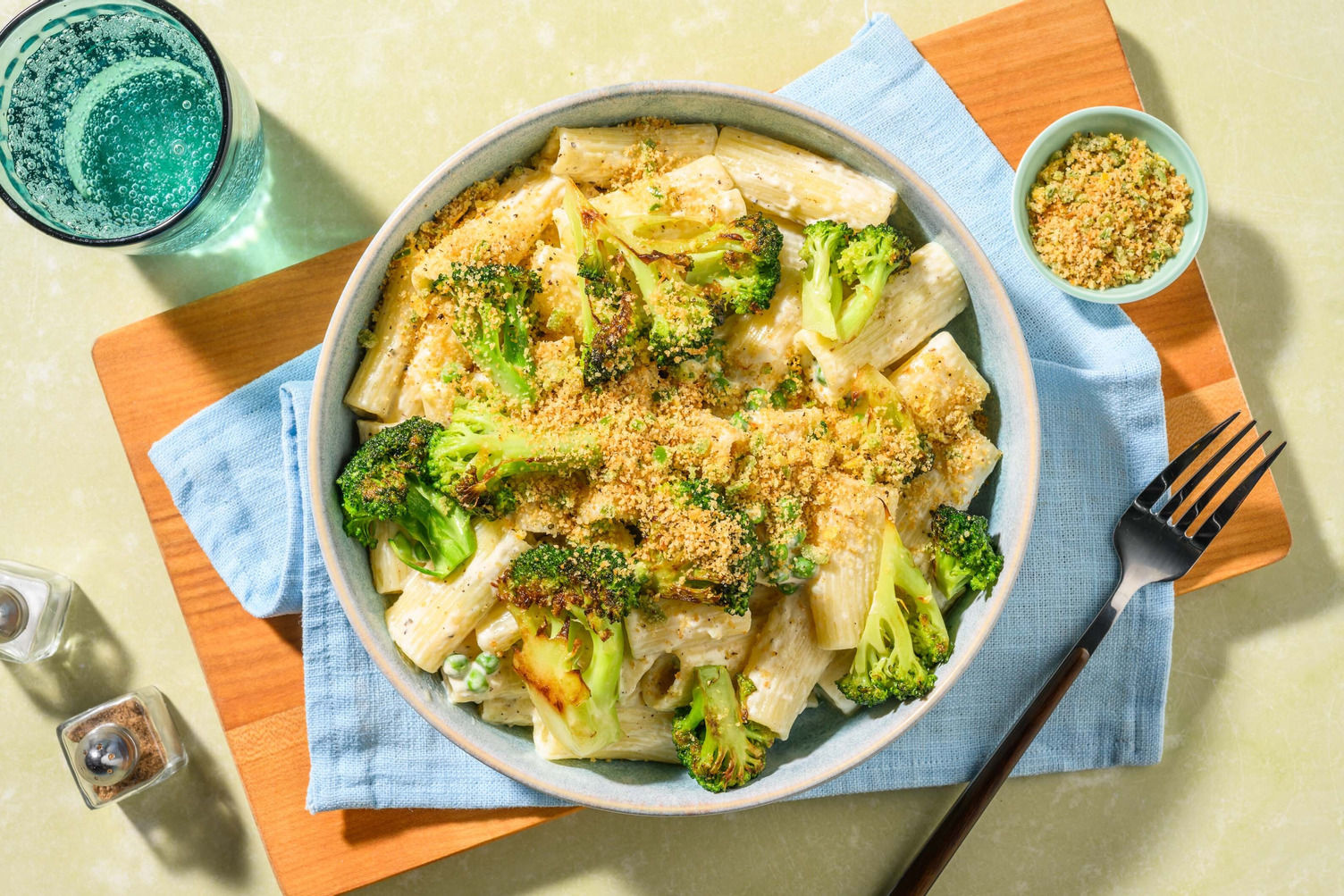 Creamy Lemony Chicken Rigatoni and Roasted Broccoli Recipe | HelloFresh