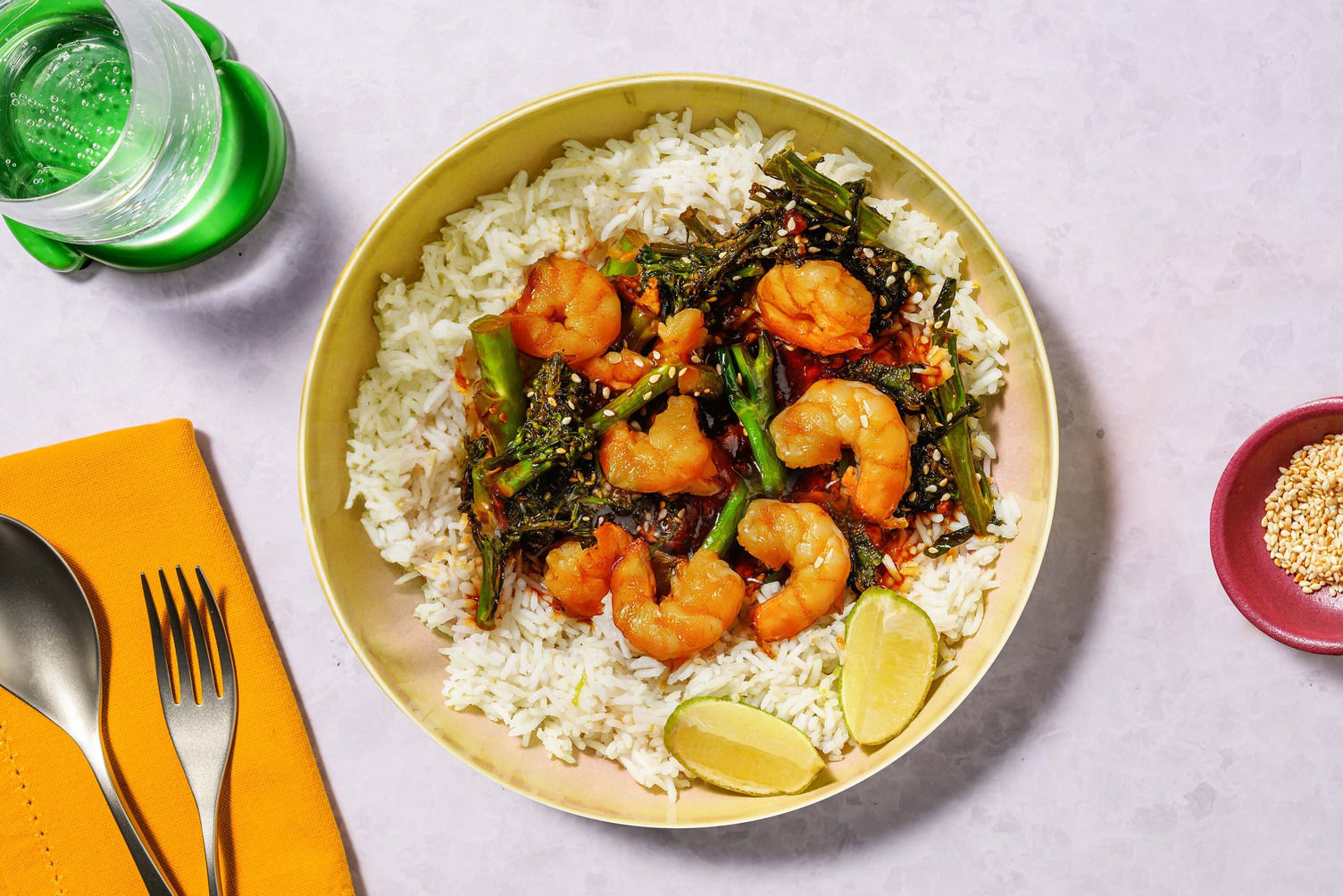 Gochujang King Prawn Rice Bowl Recipe | HelloFresh