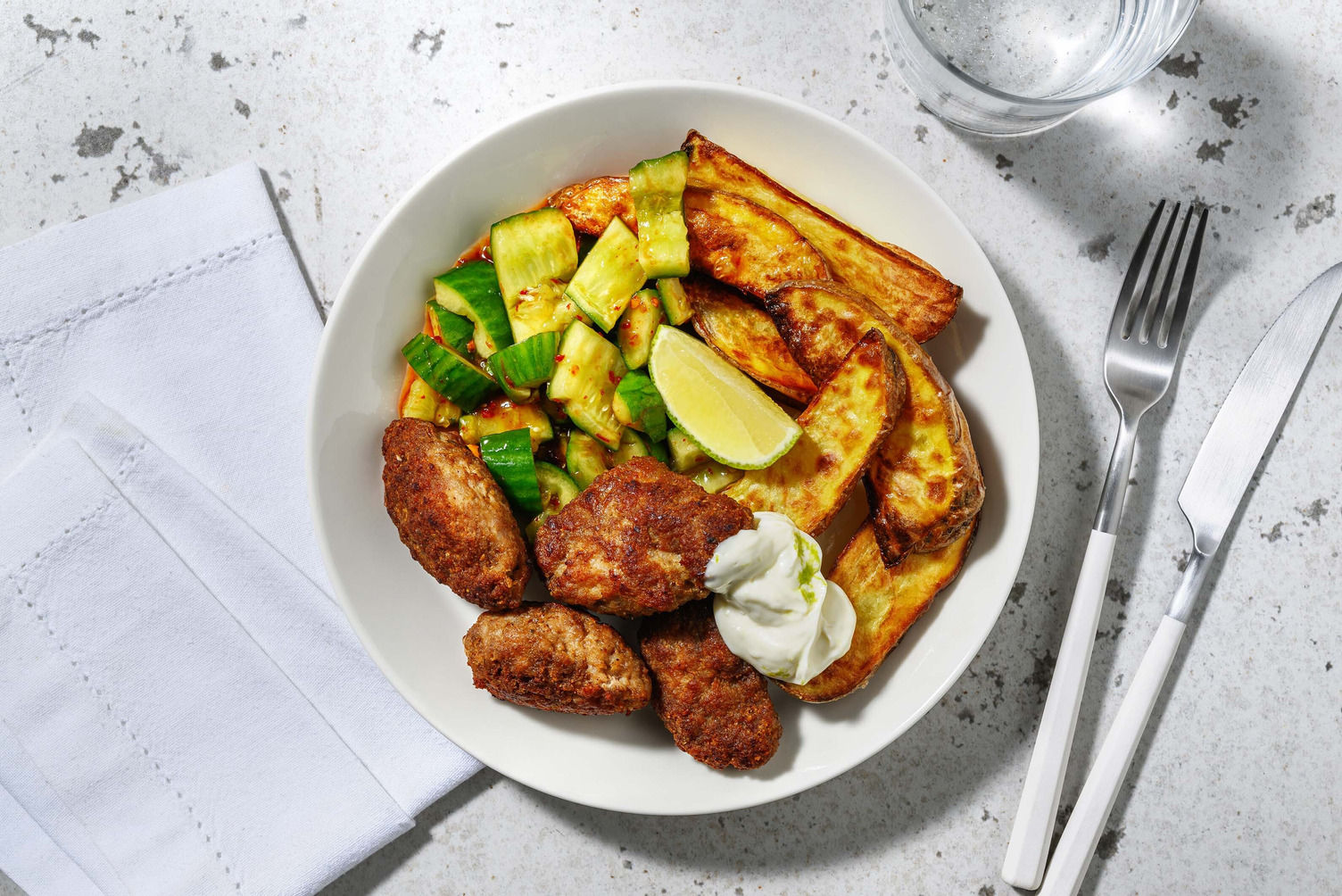 Asian Style Sweet Chilli Pork Koftas Recipe | HelloFresh