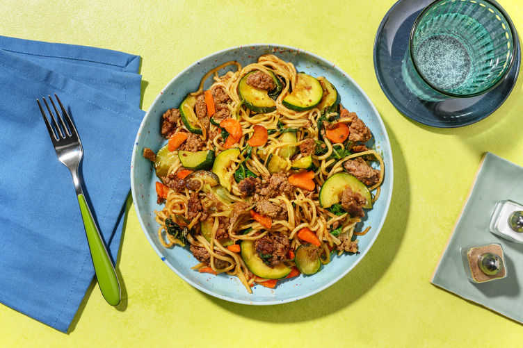 Sweet Soy Beef Noodle Stir-Fry Recipe | HelloFresh