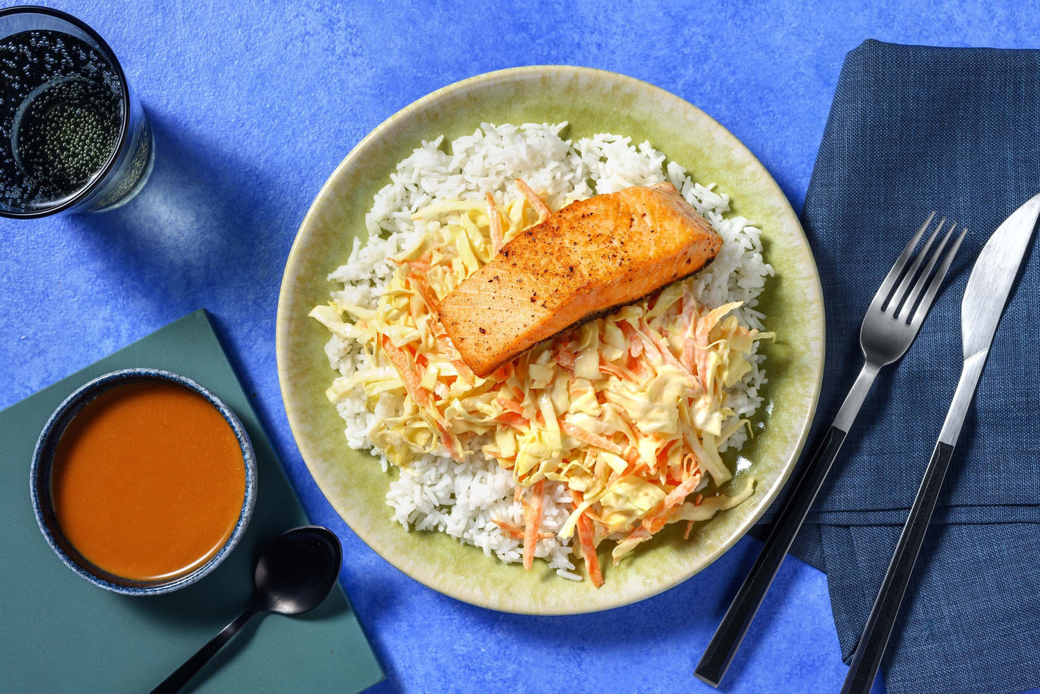 Stegt laks og miso-sennepssauce | HelloFresh