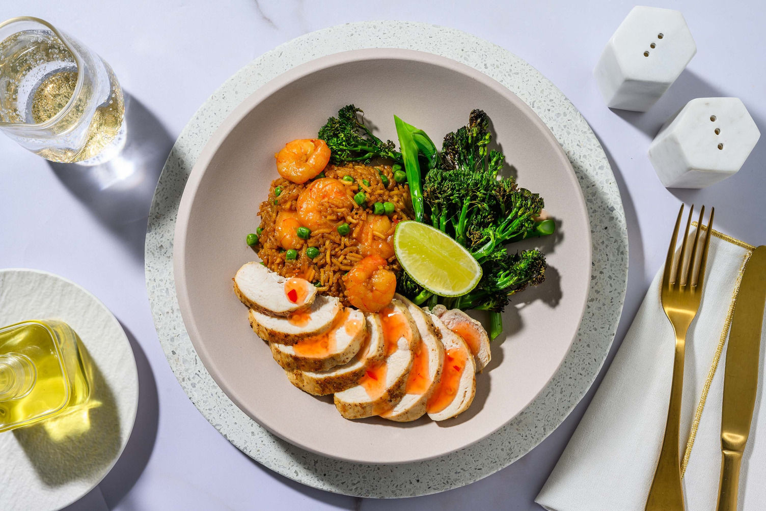 Indonesian Inspired Chicken & King Prawn Fried Rice Recipe | HelloFresh