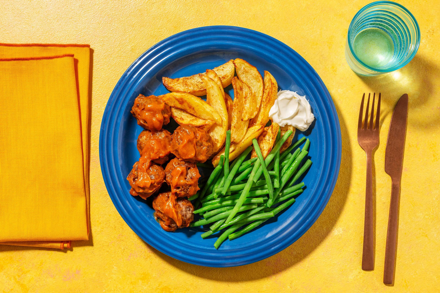 Boulettes de cerf en sauce BBQ au curry Recette | HelloFresh