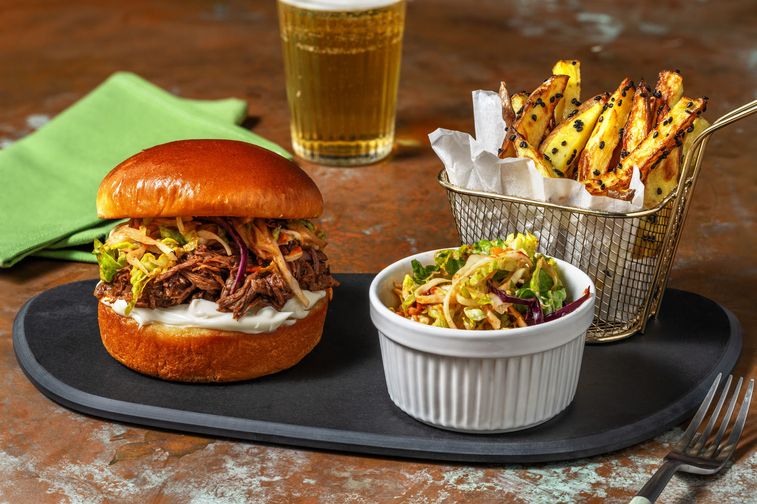 Bulgogi Pulled Beef Burger Recipe | HelloFresh