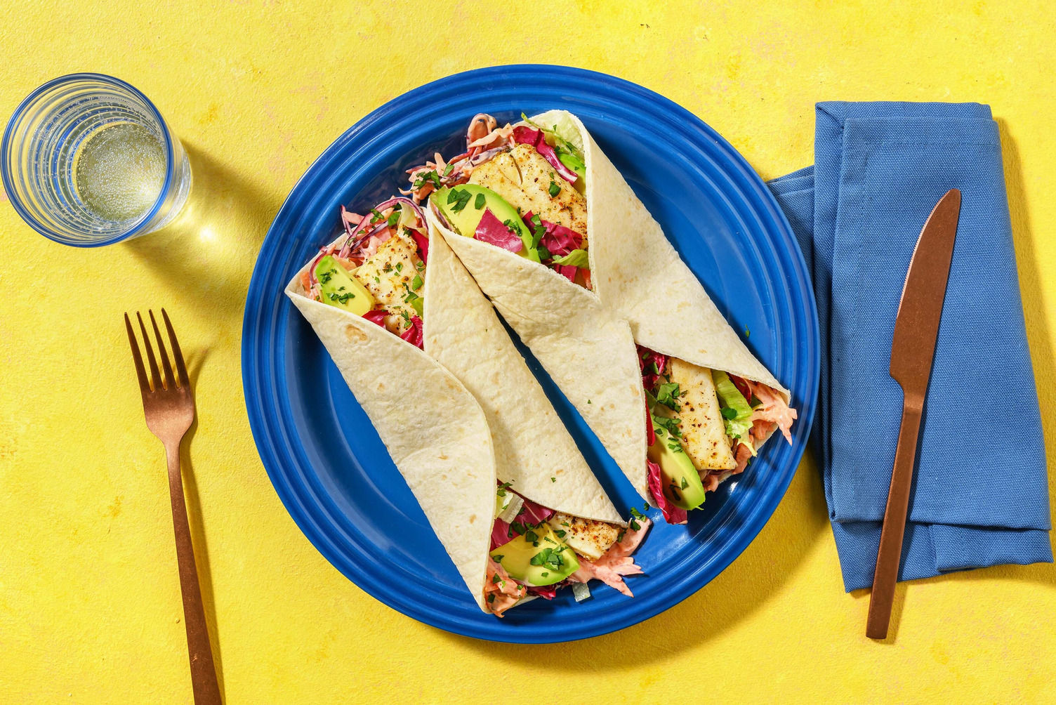 Wraps met Mexicaans gekruide heek Recept | HelloFresh