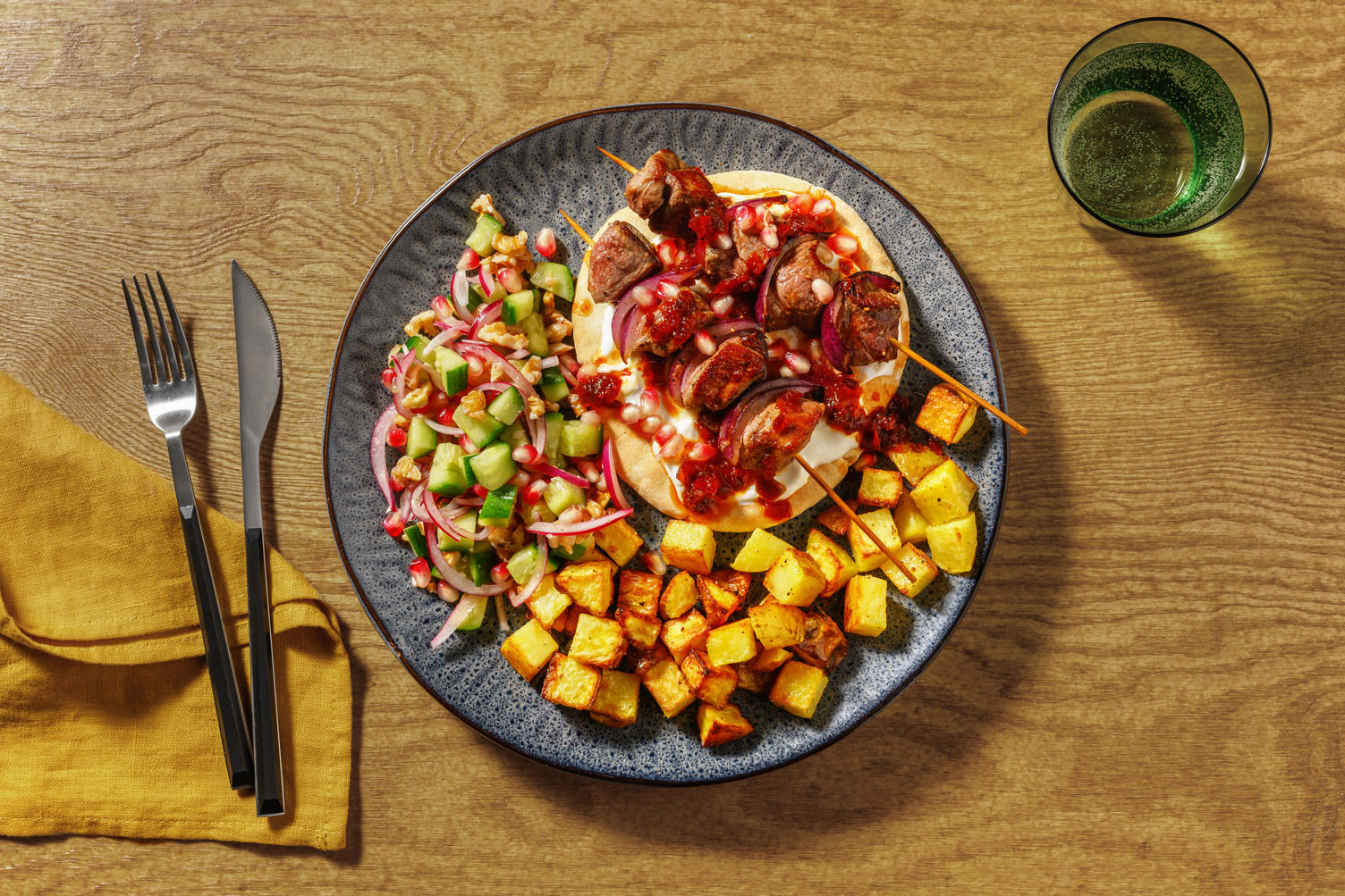 Georgian Inspired Mtsvadi Lamb Skewers Recipe | HelloFresh