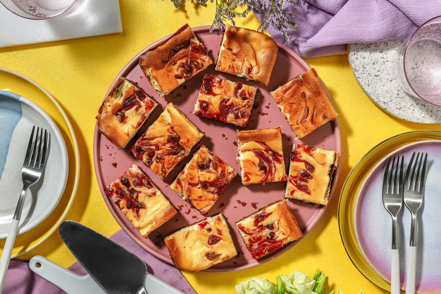 Cranberry Cheesecake Bars Recipe | HelloFresh