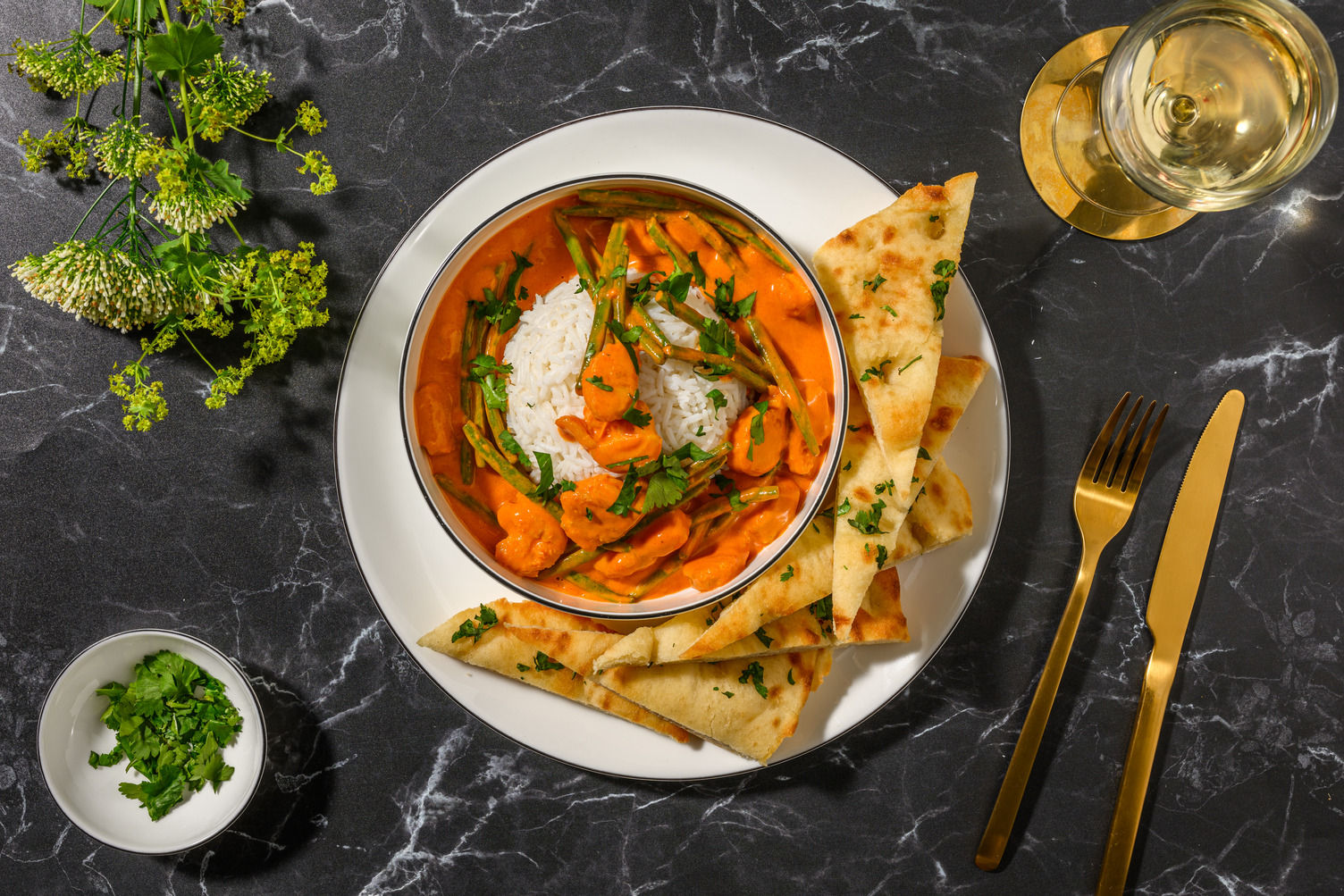 Seared Monkfish in Pasanda Curry Sauce Recipe | HelloFresh