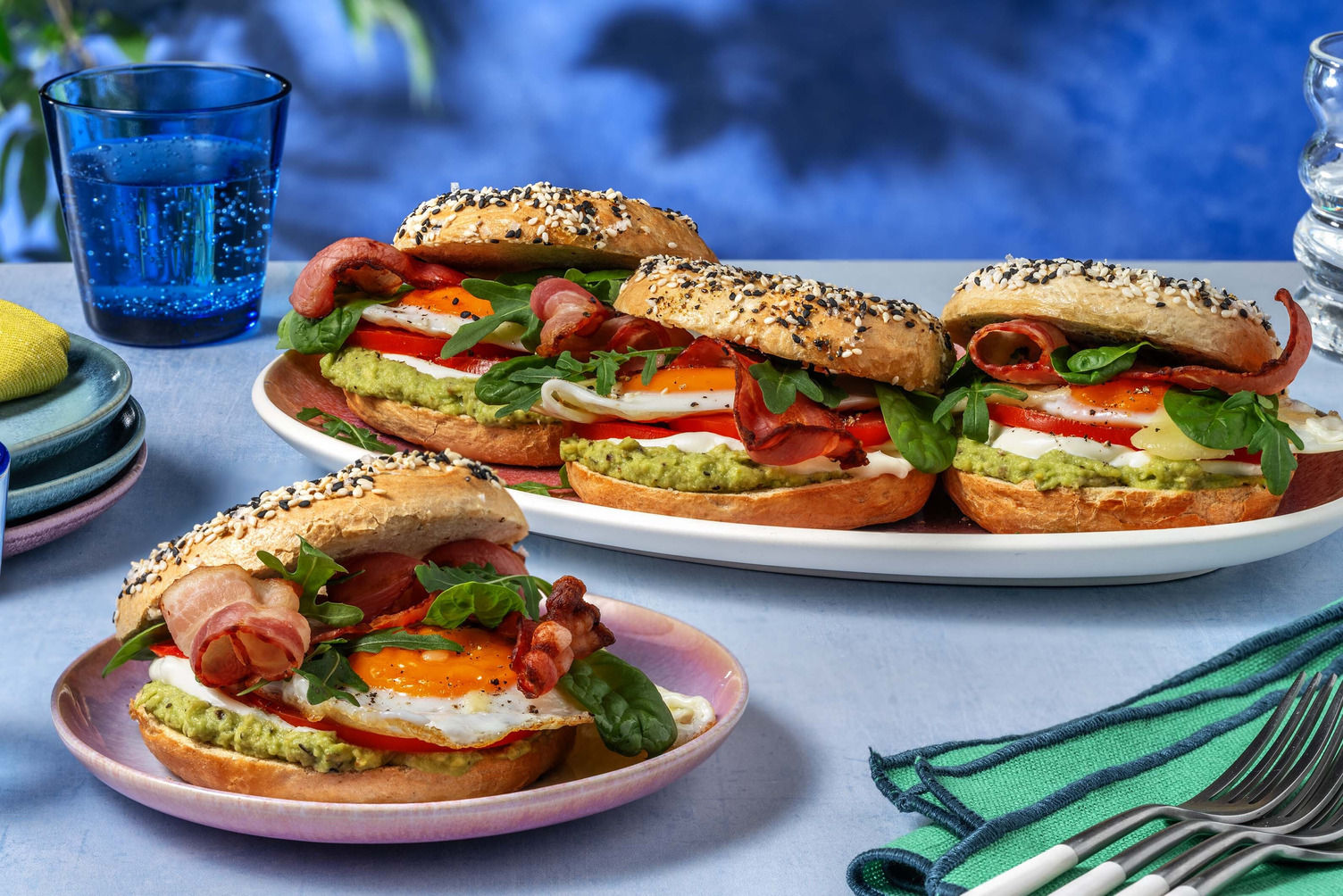 Messy Bagel Breakfast Sandwiches Recipe | HelloFresh